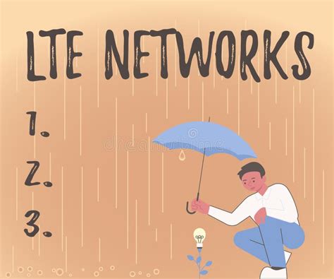 Conceptual Caption Lte Networks Business Showcase Fastest Network Connection Available For