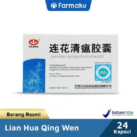 Jual Lian Hua Qing Wen Jiaonang Isi 24 Capsule Obat China Herbal Anti Virus Di Seller Mitra