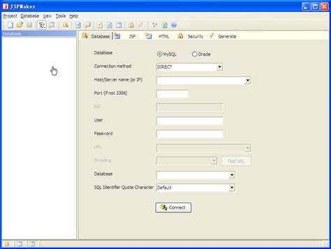 java jsp代码生成器 JSPMaker 图片预览