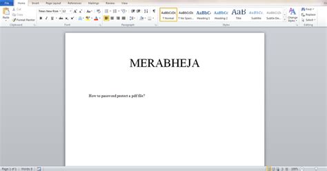 Cómo crear un archivo PDF protegido con contraseña usando Microsoft