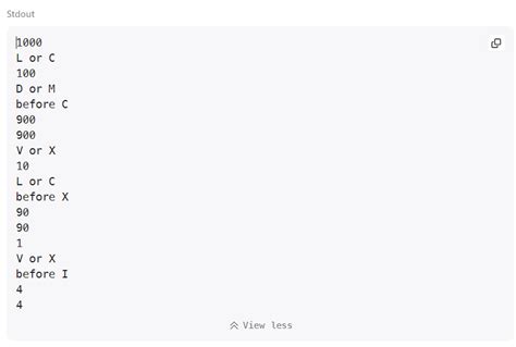 Leetcode Roman To Integer