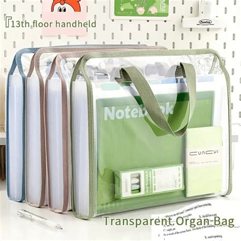 13 Pocket Expandable File Organizer With Labels Portable File Folder