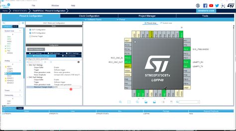 Stm32f373中的dac信号产生模式 Csdn博客