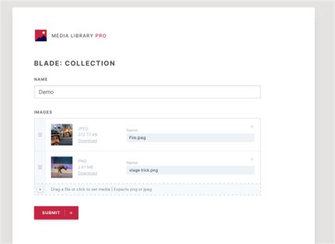 Media Library Pro Vue React And Blade Components To Handle Uploads Sponsor Laravel News