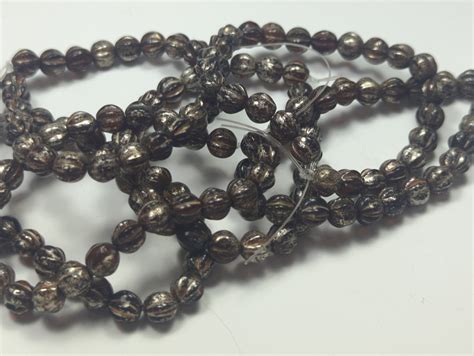 0813 Melon 6mm Glass Garden Beads Collective Pllc