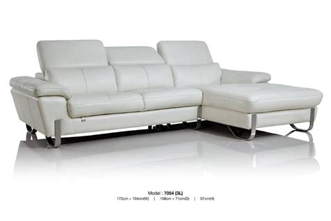 7054 3l L Shape Leather Sofa Sofa Furniture Choose Sample Pattern