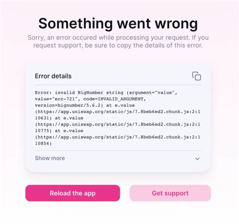Ui Crashes If Bad Ens Avatar Link · Issue 5812 · Uniswapinterface · Github