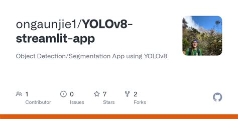 Github Ongaunjie1yolov8 Streamlit App Object Detectionsegmentation App Using Yolov8