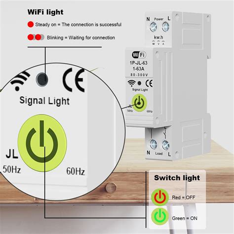 Wifi Intelligent Circuit Breaker On Off Timing Energy Meter