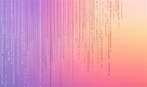 Digital Data Stream Abstract Background With Gradient Colors And Vertical Lines Representing