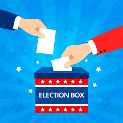 Premium Vector Election Box Design