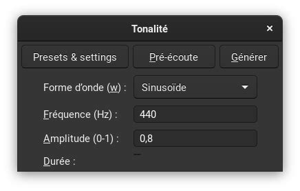 Sound Generation Cannot Enter A Duration Issue 4639 Audacity