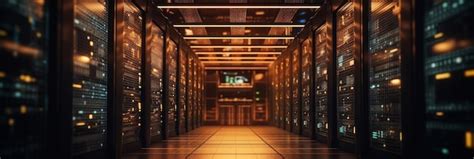 Premium Ai Image Server Room Technology And Data Storage Capabilities
