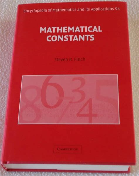 Constants Mathematica Constants Mathematica