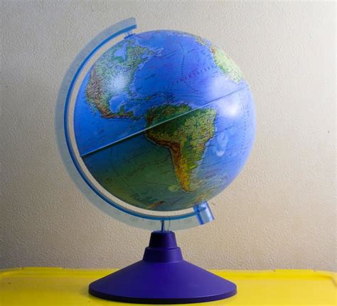 Premium Photo Desktop Globe On A Table