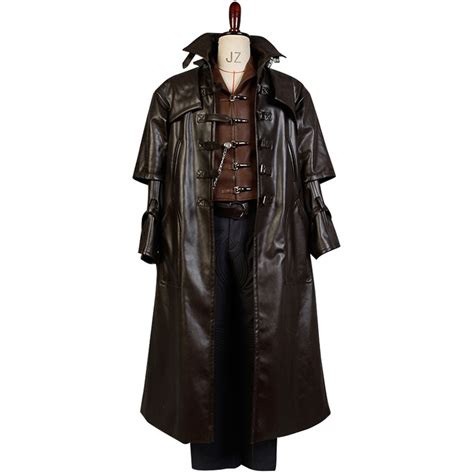 Abraham Van Helsing Hunter Monsters Cosplay Costume Suit Outfit Coat