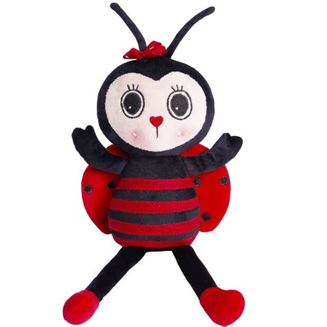 Gupgi Cute Ladybug Stuffed Animal Kawaii Ladybug Plush Doll Bedtime
