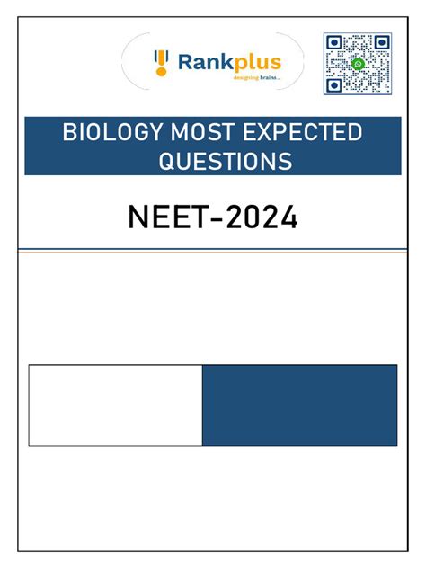 Biology Most Expected Question 2024 Pdf