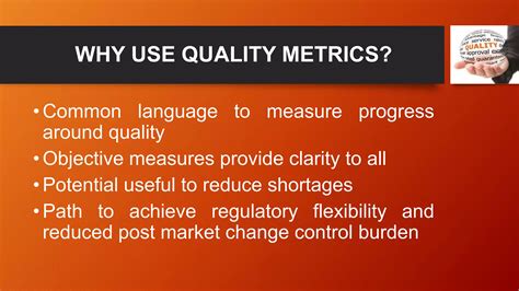 Quality Metrics In Pharmaceuticals Pptx