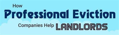 How Professional Eviction Companies Help Landlords Infograph Tenant
