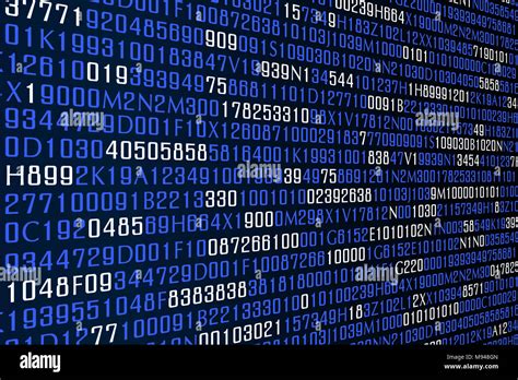 Data Code Technology Analytics Stock Photo Alamy