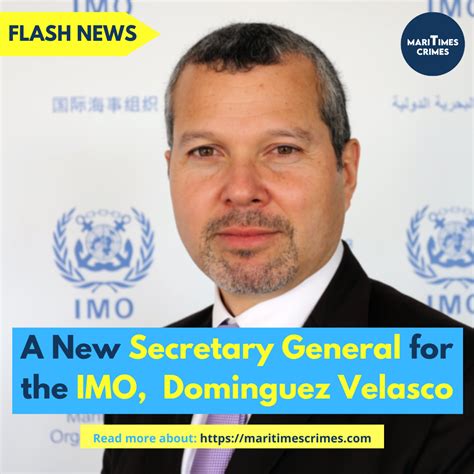 A New Secretary General For The Imo Maritimes Crimes