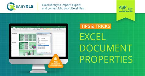 document properties for excel file in classic asp r easyxls