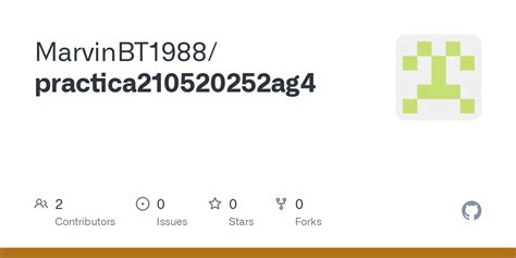 Github Marvinbt1988practica210520252ag4