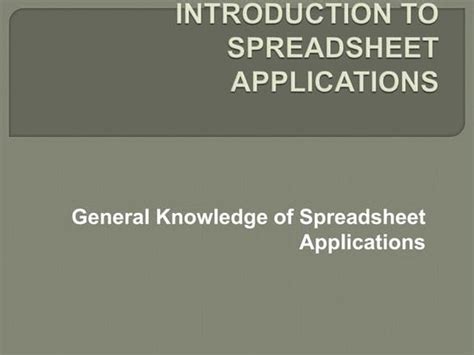 Applications Word Processing Spreadsheet And Database Ppt