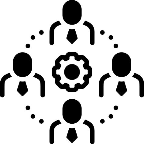 Solid Black Icon For Collaboration 44271077 Vector Art At Vecteezy