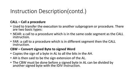 8086 Microprocessor Assembler Directives Ppt