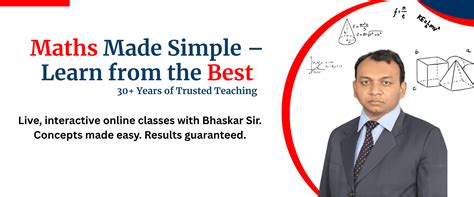 1 Best Maths Teacher In India Online Iit Jee And Foundation