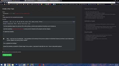 Image Upload From Url Inconsistent And Unreliable Bug Reporting