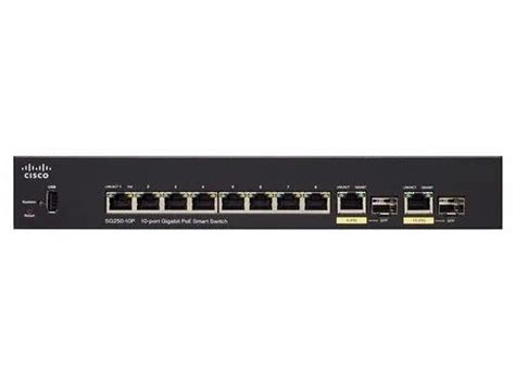 Black Cisco Sg P Port Gigabit Poe Smart Switch At In New Delhi