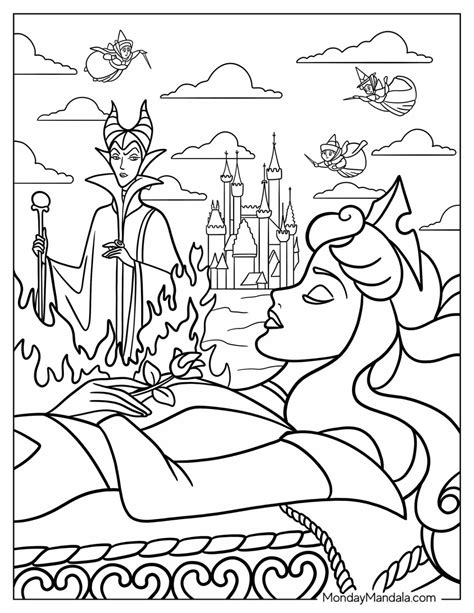 Disney Sleeping Beauty Coloring Pages [2025]