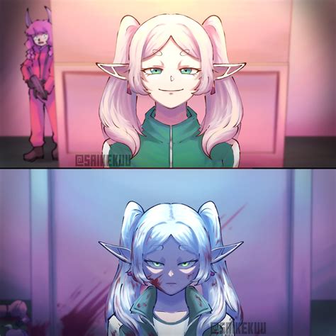 Frieren And Aura Sousou No Frieren And More Drawn By Saikekuu Danbooru