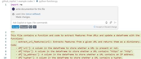 Github Copilot Features