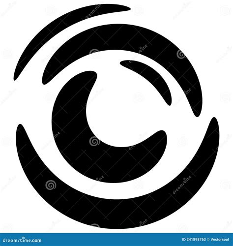 Abstract Circular Radiating Design Element Vector Stock Vector