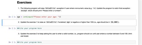 Solved Exercises 1 The Following Program Will Raise