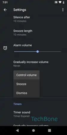 Assign Alarm Functions For Volume Buttons Android Manual TechBone