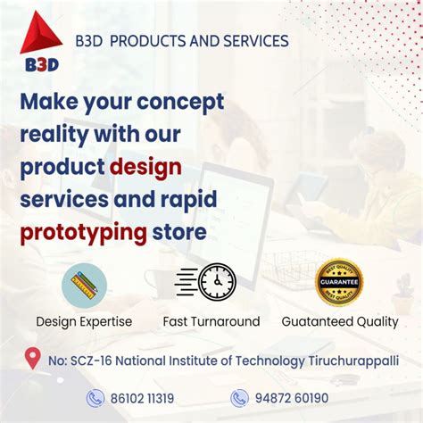 We Are Excited To Inform You About Our 3d Printing Service Available At Nit Tiruchirappalli