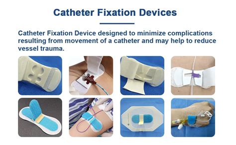 Picc Cvc Medical Catheter Securement Device By Attaching On Skin For Fixing Medical Dressing Iso