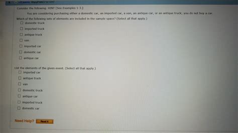 Solved 2 Points Wanefmac7 81017 Consider The Following
