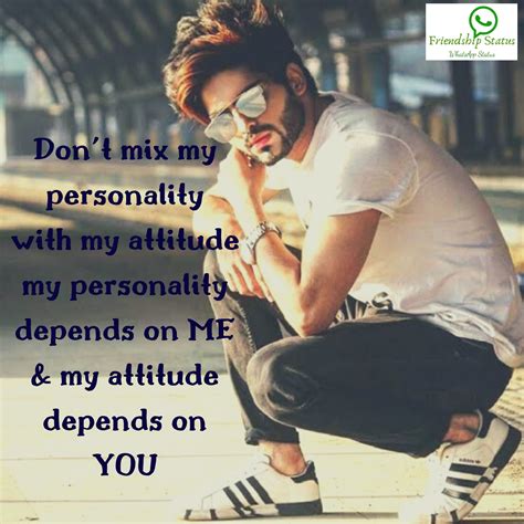 Boyish Attitude Quotes