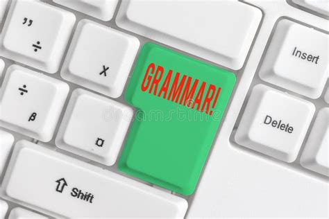 Text Sign Showing Grammar Conceptual Photo Whole System Structure