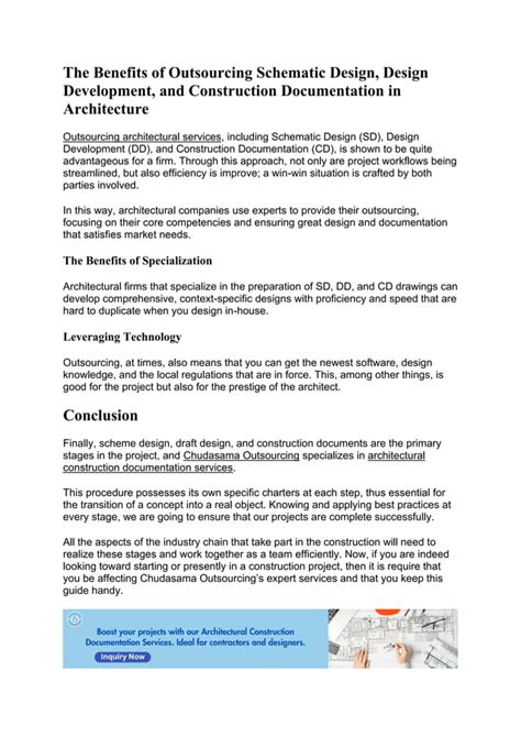 Comprehensive Guide To Sd Dd Cd In Construction Projects Pdf