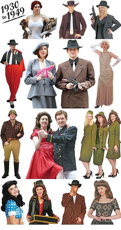 1930s And 1940s Costumes Decades Costumes Decades Outfits 1940s Costume