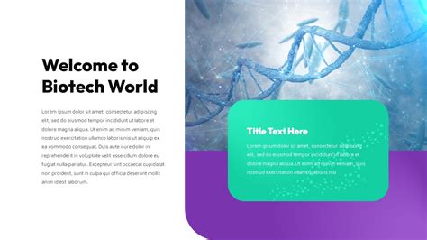 Biotechnology Powerpoint Presentation Template Slidebazaar