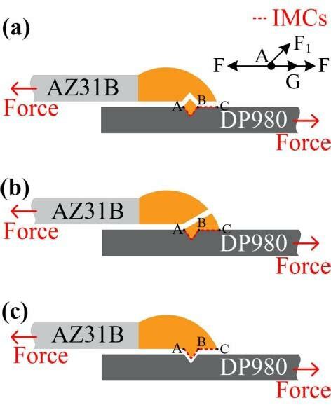 Fracture Paths Fracture A Along The Top Of The Reinforcement Created Download Scientific