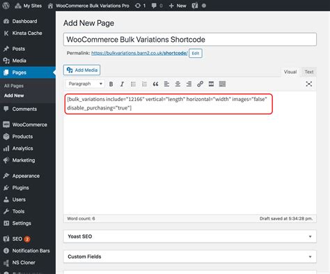 WooCommerce Bulk Variations WordPress Price Matrix Plugin